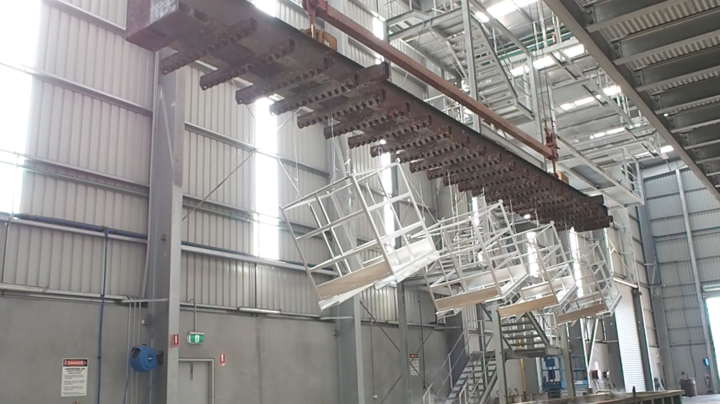 Kingfield Galvanizing Glavanized Product On JigB | Kingfield Galvanizing